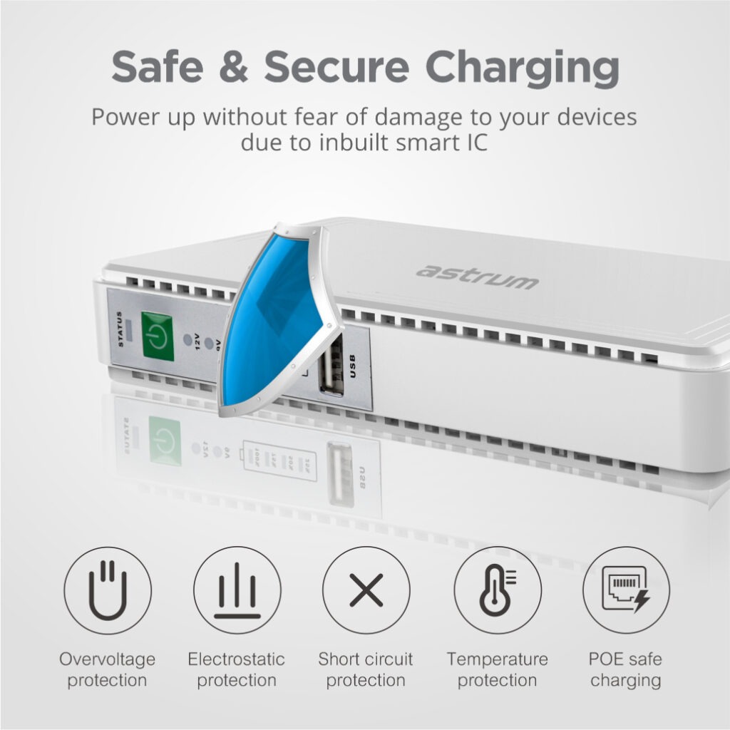 PB070 10400mAh 18W Mini UPS Power Bank – Experience the difference